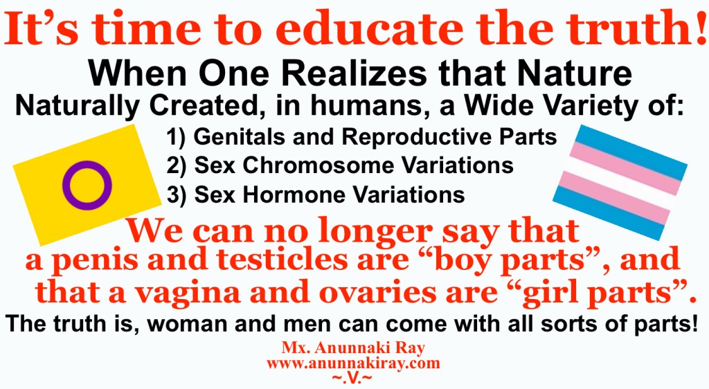 Five ways I show that the Male/Female Binary is a Myth, and a Social ...